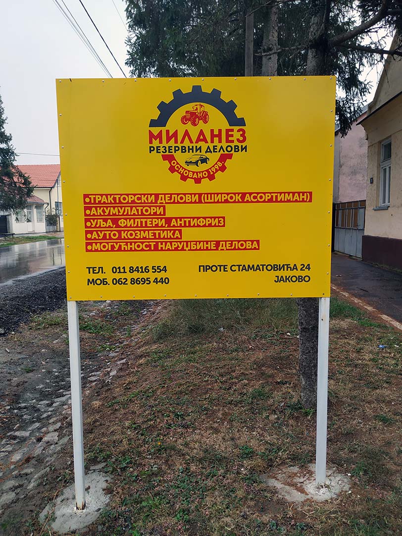 Reklamne table/panoi - Nixel Reklame - Izrada Reklama Beograd